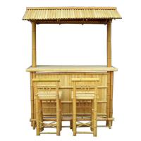 China Bamboo Outdoor Bar Waterproof Bamboo Counter Tiki Bar for sale