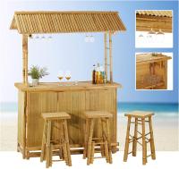 China Tiki Bar Patio Outdoor Bar , Bamboo Set ,  Islander Tiki Bar for sale