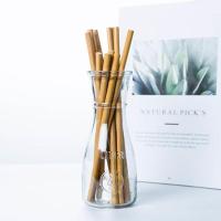 China Free Sample Eco-Friendly Bamboo Drinking Straw Bamboo Reusable Straw for sale
