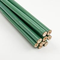 China Plastic Coated Bamboo Poles Hand-made Green Black Coated Bamboo Stakes for sale