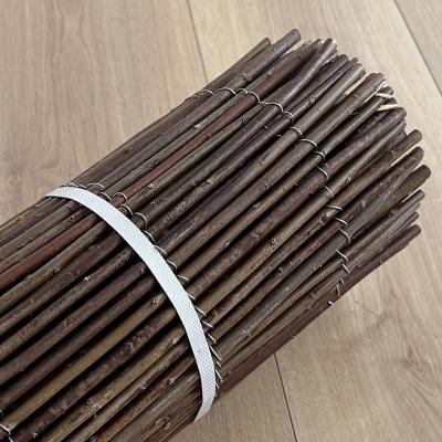 China Eco-Friendly Green Natural Willow Fence Heat Treated Wood Frame Wicker Style for sale