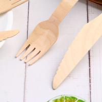 China Disposable Bamboo Cutlery Bamboo Dinnerware and Cutlery Set Travel Tableware for sale