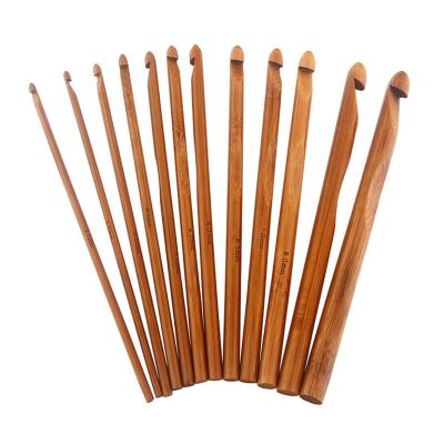 China Eco-Friendly Bamboo Crochet Hooks Durable & Comfortable for Hand Knitting for sale