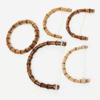 China Natural Bamboo Purse Handles DIY Handbag Replacement Straps for sale