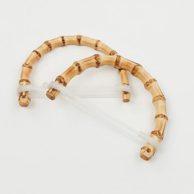China Bamboo Bag Handle Natural Bamboo Grip for Totes & Clutches for sale