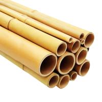 China 595cm Long Moso Bamboo Pole Eco-friendly Straight and Sturdy Bamboo Raw Material for Garden Construction for sale