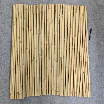 China Natural Bamboo Fence Panels Garden & Farm Barrier Black & Yellow for sale