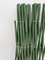 China Enhance Your Garden Privacy with Natural Plastic Coated Expanding Bamboo Pole Fence Rolls for sale