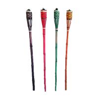 China Natural Bamboo Torch for Outdoor Camping, Garden Party Decor, Handmade Eco-Friendly Fire Torch for sale