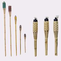 China Natural Bamboo Torch for Outdoor Camping, Garden Party Decor, Handmade Eco-Friendly Fire Torch for sale