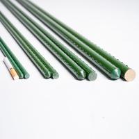 China Plastic Coated Metal Stakes Green Garden Stakes for Plant Support Plant Climbing Landscape Fencing for sale