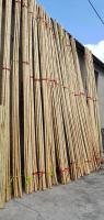 China Eco Friendly Decorative Raw Bamboo Poles Dia.0.8cm x 100cm Length for sale