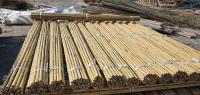 China Eco Friendly Decorative Raw Bamboo Poles Dia.0.8cm x 100cm Length for sale