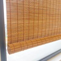 China Natural Eco-friendly Bamboo Roller Blinds Roman Style Window Shades for Indoor Outdoor Privacy Decor for sale