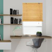 China Natural Bamboo Roll Up Blinds Custom Sizes for Window Shades Outdoor Patio Sunscreen Curtains for sale