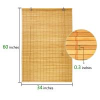 China Natural Bamboo Roll Up Blinds Custom Sizes for Window Shades Outdoor Patio Sunscreen Curtains for sale