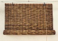 China Natural Reed Roll-up Blind with 70% Light Blockage Easy to Install and Longer Lifespan for Porch Decoration for sale