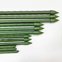 China Plastic Coated Metal Stakes Green Garden Stakes for Plant Support Plant Climbing Landscape Fencing for sale