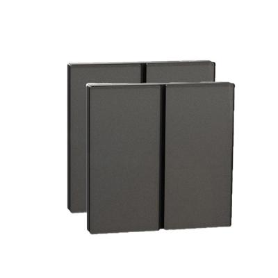 China C2E616103_MB_C1 Schneide Cuadro H KNX 2 Button Smart Switch Matt Black SpaceLogic Series for sale