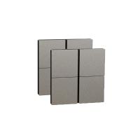 China Schneide Cuadro H KNX 4 Button C2E616202_ST_C1 Stainless Steel Metal Control Panel for sale