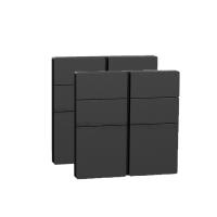 China C2E616301_MB_C1 Schneide Cuadro H KNX Switch 6 Scene Control Matte Black Wall Panel for sale