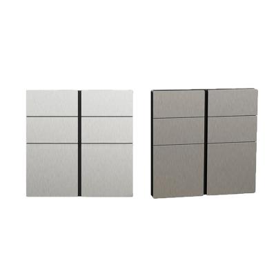 China Schneide C2E616302 ST C1 Cuadro H KNX Push Button 8 Gang Stainless Steel For Residential Buildings for sale