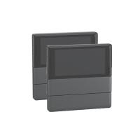 China NP16212_01BK_E1 Schneide Unica KNX Cyber Secure 5 Key Smart Thermostat Panel for sale