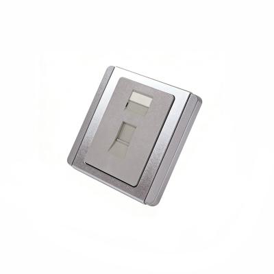 China E2031SRJKI Single-Port Square Module Panel with Frame Label  Dust Cover for sale