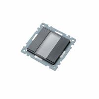 China MTN627514 KNX 1-Gang Plus Push-button Anthracite 2 Buttons Bus Coupler for sale