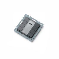 China MTN627914 KNX 4-Gang Plus Push-button with IR Receiver System M Anthracite 8 Buttons for sale