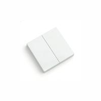 China MTN619225 System M 2-Gang Rocker for Push-button Module Active White Glossy KNX Compatible for sale