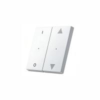 China MTN619519 System M 2-Gang Rocker with I/O Up/Down Arrows, Polar White Glossy KNX Compatible for sale