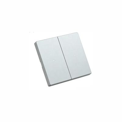 China MTN625260 System M 2-Gang Rocker for Push-button Module Aluminium Metallic Premium Metal Finish for sale