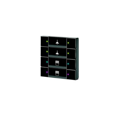 China 6127/02-81-500 KNX 8-Gang HVAC Device Anthracite Finish Platform 63 Mounting for sale