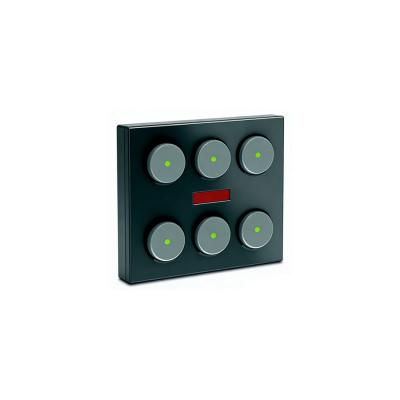 China 6129/21-981-500 KNX 3/6-Gang IR Switch  Control Panel customizable Symbols IR Remote Control for sale
