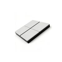 China C2E616201_WE_C1 Cuadro H Series KNX 4-Gang Push Button Smart Panel Multiple Color Options for sale