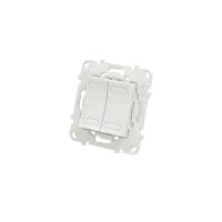China NU553118 New Unica KNX Double Push Button Full KNX Programmable for Lighting Blinds Scenes for sale