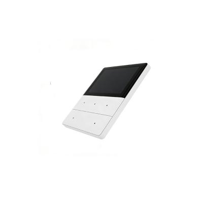 China NUX6212_02_PW Unica KNX Thermostat with 5 Push Buttons Smart Building Climate & Control Hub for sale