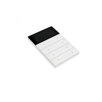 China NUX6214_02_PW Thermostat with 8 Operating Push Buttons Premium Finish for Modern Luxury Spaces for sale