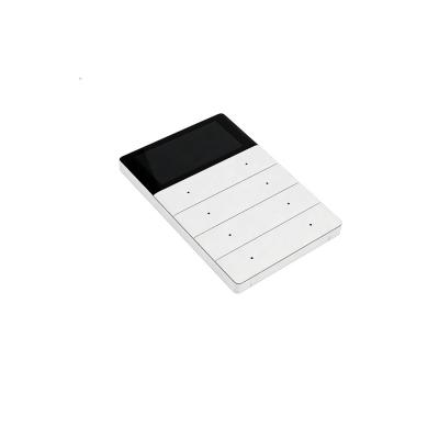 China NUX6214_02_PW Thermostat with 8 Operating Push Buttons Premium Finish for Modern Luxury Spaces for sale