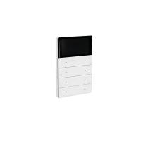 China NUX6214_02_PW Thermostat with 8 Operating Push Buttons Premium Finish for Modern Luxury Spaces for sale