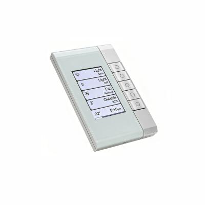 China 5085EDLB-OM - Clipsal C-Bus Enhanced DLT Wall Switch with Crystal Glass Fascia, 5 Buttons for sale