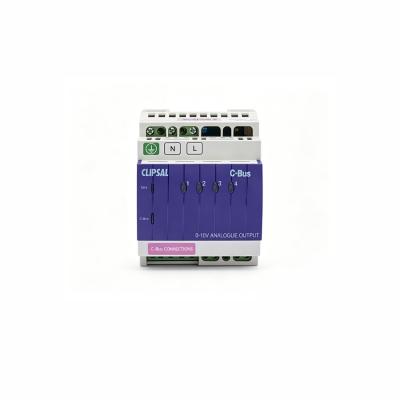 China L5504AMP - C-Bus 4-Channel Analogue Output Unit, 0-10V DC DIN Rail Mount for LED Ballasts for sale