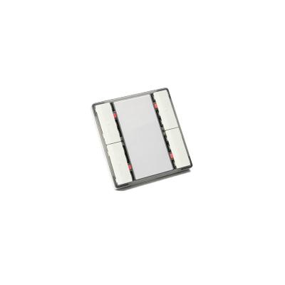China 5WG1222-2DB33 KNX Pushbutton Double With Status LED Aluminum Metallic i-System UP 222/33 for sale