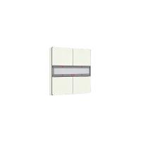 China 5WG1286-2DB42 KNX Pushbutton Double No Status LED Platinum Metallic DELTA Style UP 286/42 for sale