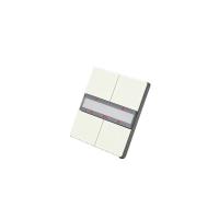 China 5WG1286-2DB43 KNX Pushbutton Double With Status LED Platinum Metallic DELTA Style UP 286/43 for sale