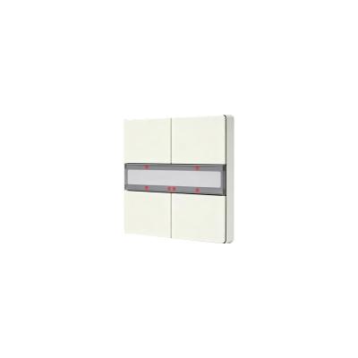 China 5WG1287-2DB13 KNX Pushbutton Quadruple With Status LED Titanium White DELTA Style UP 287/13 for sale
