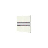 China 5WG1287-2DB42 KNX Pushbutton Quadruple No Status LED Platinum Metallic DELTA Style UP 287/42 for sale