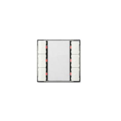 China UP 223/14 KNX Triple Pushbutton LED Scene Module Titanium White i System 5WG1223-2AB14 for sale
