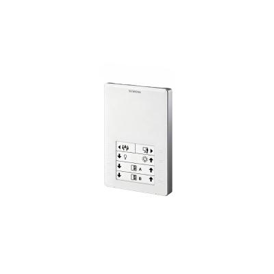 China QMX3.P02 Room Operator Unit KNX with Temperature Sensor Configurable Touchkeys LED Display White S55624-H107 for sale